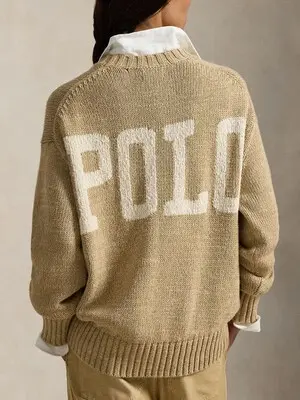 Polo Ralph Lauren Logo Sweater - Brown