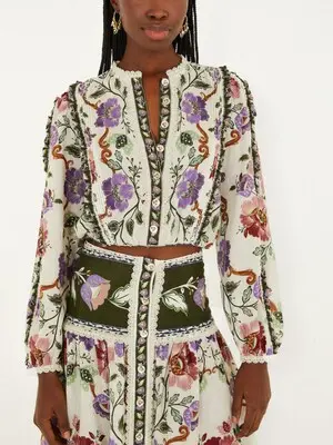 Farm Rio Floral Rococo Shirt - Multi
