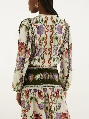 Farm Rio Floral Rococo Shirt - Multi