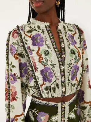 Farm Rio Floral Rococo Shirt - Multi
