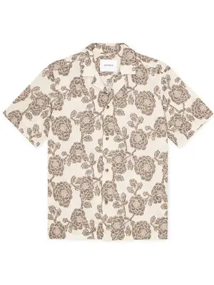 LES DEUX Lesley Flower Shirt - White