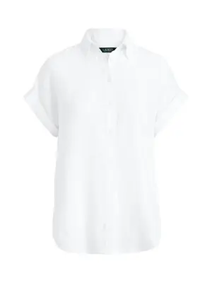 Ralph Lauren Linen Shirt M/c - White
