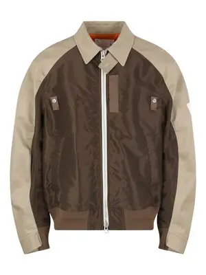 Sacai Cotton Twill Jacket - Beige