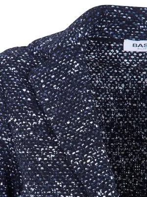 BASE Cotton Blend Single-breasted Jacket - Black