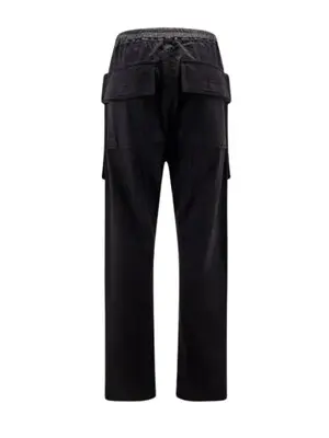 Rick Owens Cotton Trousers - Black