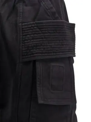 Rick Owens Cotton Trousers - Black
