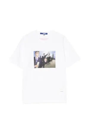 Junya Watanabe Printed T-shirt - White
