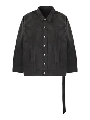 Rick Owens Jumbo Worker Jacket - Black