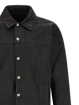 Rick Owens Jumbo Worker Jacket - Black