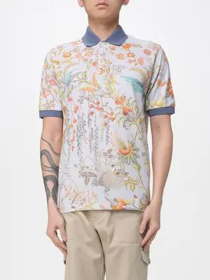 Etro Polo Shirt With Floral Print - Multi