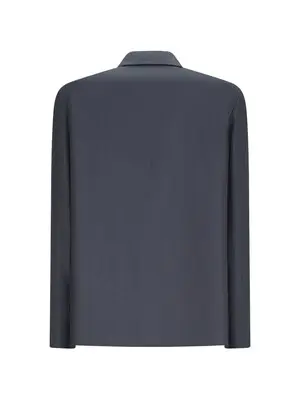 LARDINI Shirt With Pocket - Blue