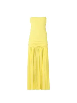 Jacquemus La Robe Abiha Long Dress - Yellow