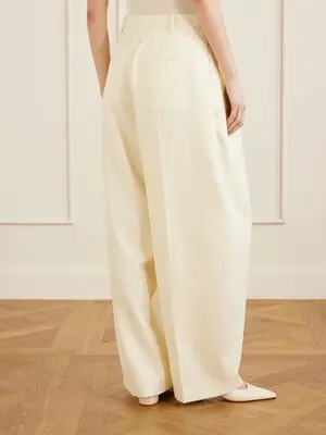 Jacquemus D'homme Pleated Wool Tapered Pants