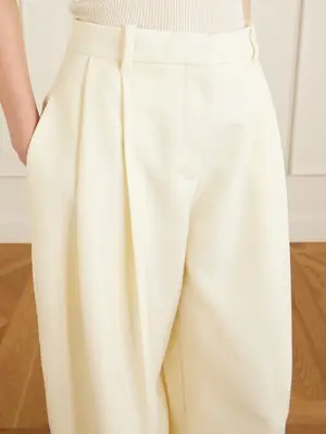 Jacquemus D'homme Pleated Wool Tapered Pants