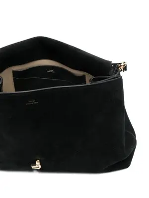 TOTEME T-lock Suede Leather Tote Bag