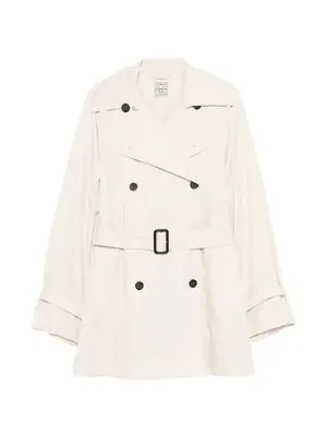 TOTEME Cotton Trench Coat - White