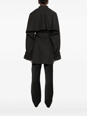 TOTEME Cotton Trench Coat - Black