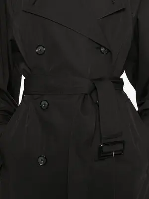 TOTEME Cotton Trench Coat - Black