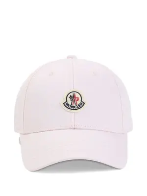 Moncler Logo Baseball Cap - Pink