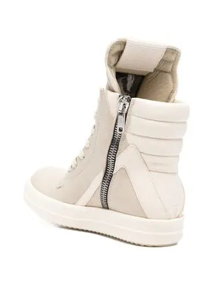 Rick Owens Geobasket Sneakers - Beige