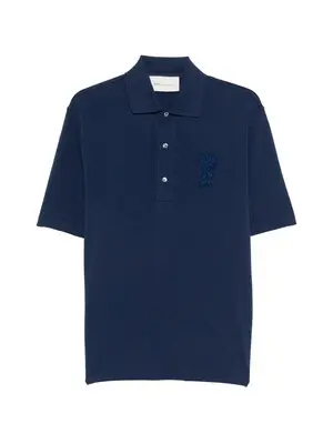 AMI Paris De Coeur Cotton Polo Shirt