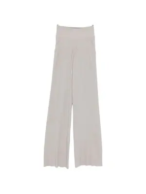 Rick Owens Silk Blend Trousers - White