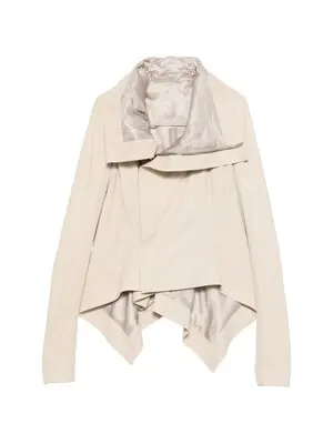 Rick Owens Leather Jacket - Beige