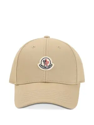 Moncler Logo Baseball Cap - Beige