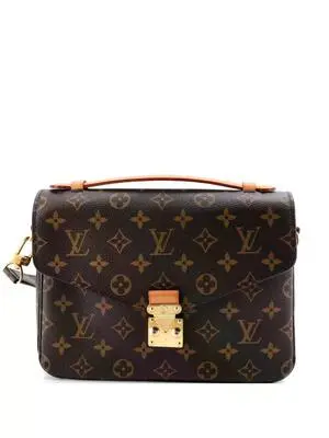 LOUIS VUITTON Pochette Metis Monogram Canvas Crossbody Bag - Brown