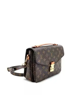 LOUIS VUITTON Pochette Metis Monogram Canvas Crossbody Bag - Brown