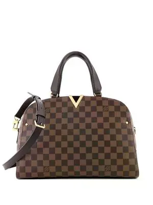 LOUIS VUITTON Kensington Bowling Bag Damier Handbag - Brown