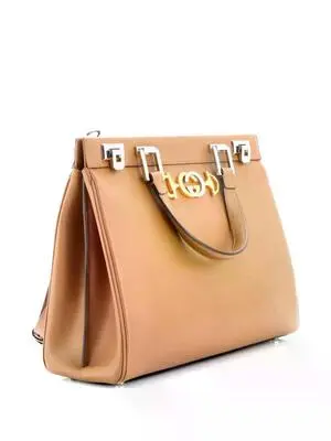 Gucci Zumi Medium Top Handle Satchel - Brown