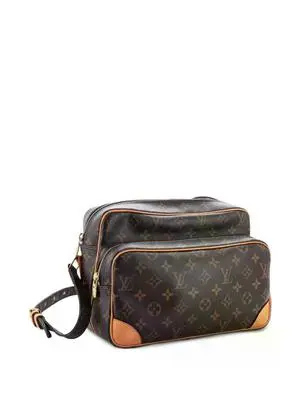 LOUIS VUITTON Nil Messenger Bag Monogram Canvas 28 Crossbody Bag - Brown