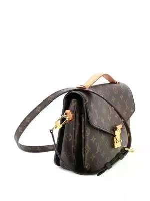 LOUIS VUITTON Pochette Metis Monogram Canvas Crossbody Bag - Brown