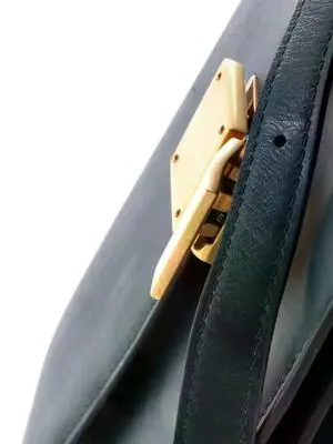 Celine Classic Box Bag Smooth Leather Medium - Green