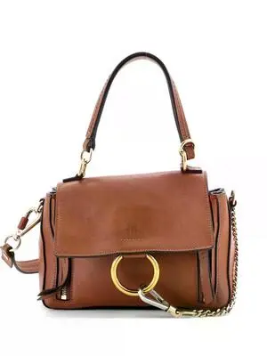 Chloé Faye Day Bag Leather Small Satchel - Brown