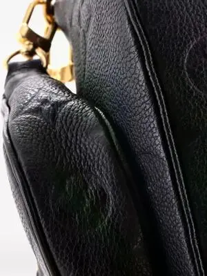 LOUIS VUITTON Multi Pochette Accessoires Monogram Empreinte Giant Crossbody Bag - Black