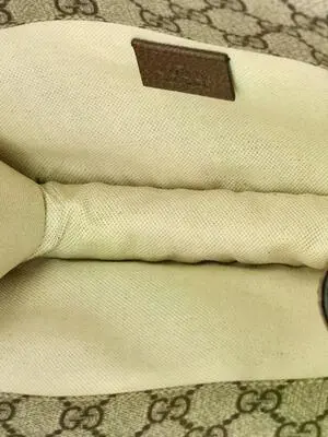 Gucci Neo Vintage Flap Messenger Gg Coated Canvas Small - Brown
