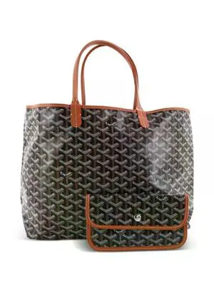 Goyard Saint Louis Coated Canvas Pm Tote Bag - Brown