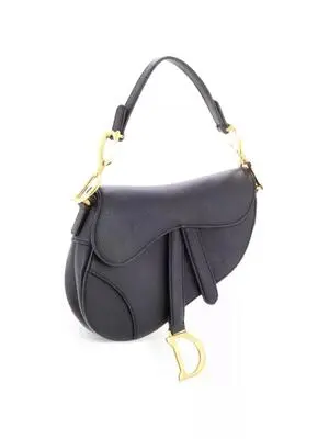 Dior Saddle Handbag Leather Mini Shoulder Bag