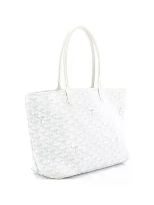 Goyard Artois Coated Canvas Pm Tote Bag - White