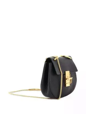 Chloé Drew Leather Mini Crossbody Bag - Black