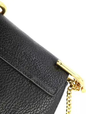 Chloé Drew Leather Mini Crossbody Bag - Black
