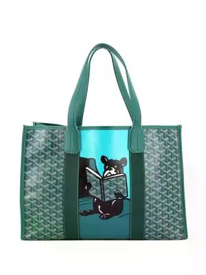 Goyard Villette Printed Coated Canvas Mm Tote Bag - Green