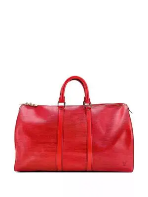 LOUIS VUITTON Keepall 45 Travel Bag Epi Leather - Red