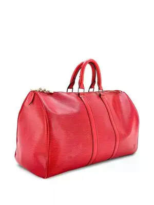 LOUIS VUITTON Keepall 45 Travel Bag Epi Leather - Red