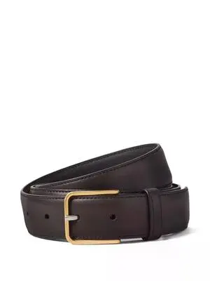Zegna Leather Belt - Brown