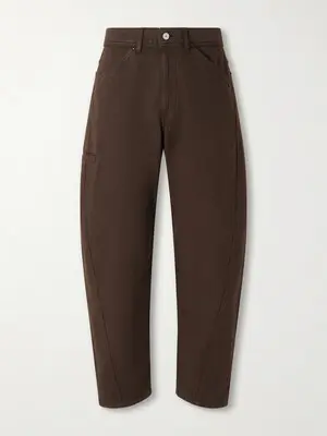 LEMAIRE Tapered Cotton-twill Trousers