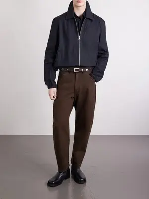 LEMAIRE Tapered Cotton-twill Trousers
