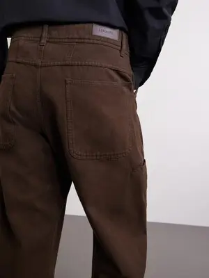 LEMAIRE Tapered Cotton-twill Trousers